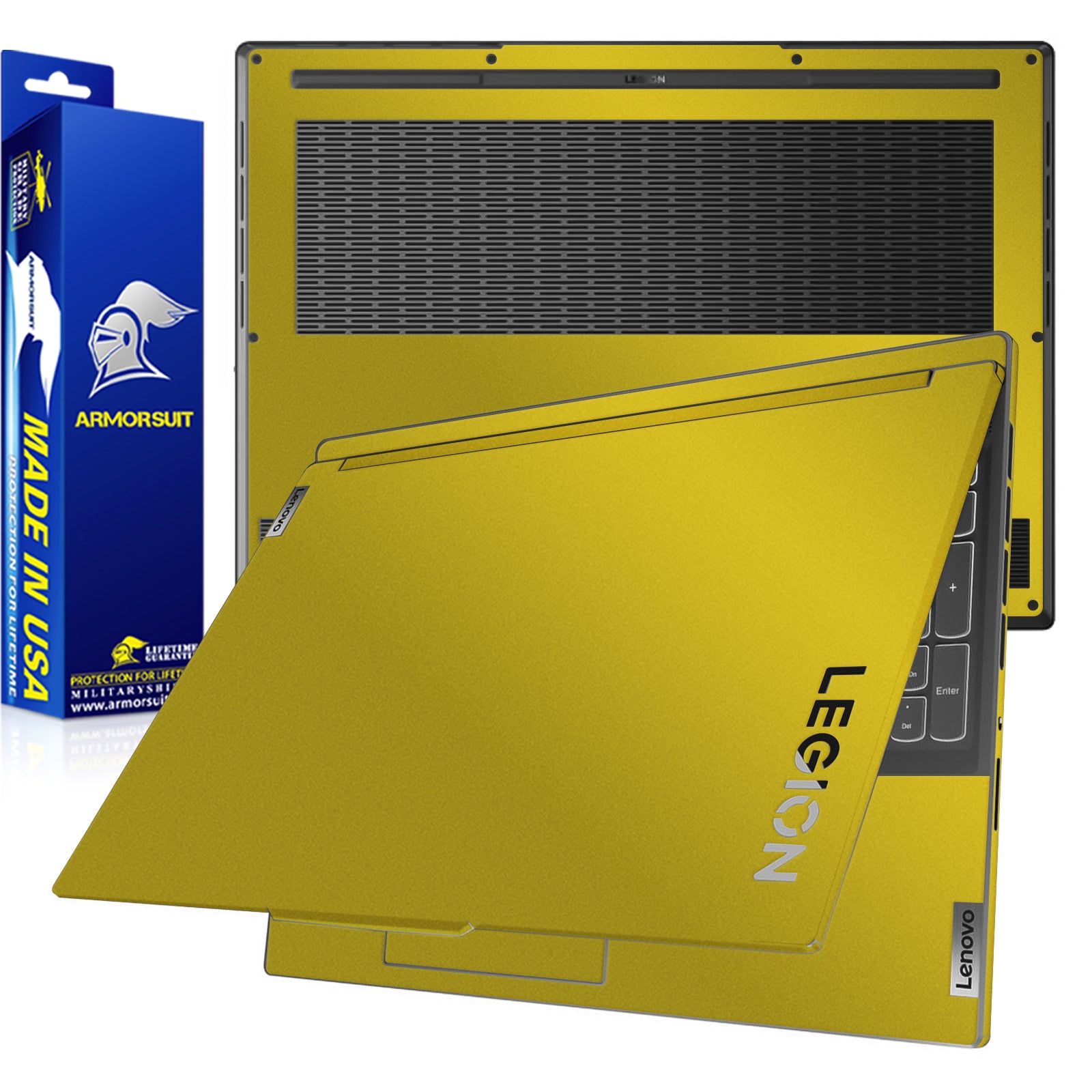 [2 Pack] Armorsuit MilitaryShield Vinyl Skin Wrap Film for Lenovo Legi