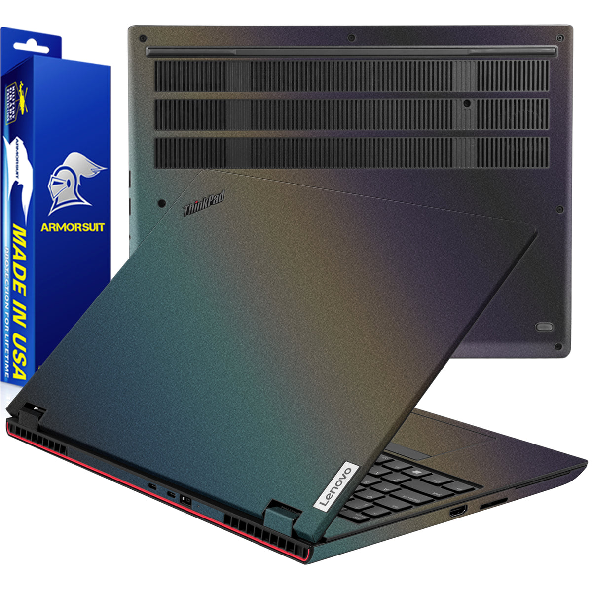 [2 Pack] Armorsuit MilitaryShield Vinyl Skin Wrap Film for Lenovo Thin