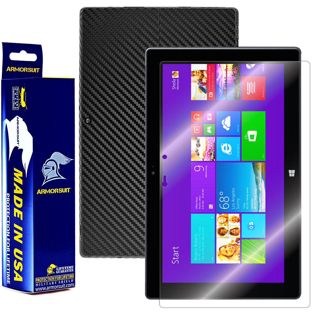 Microsoft Surface Pro 2 Screen Protector + Vinyl Skin Wrap Film